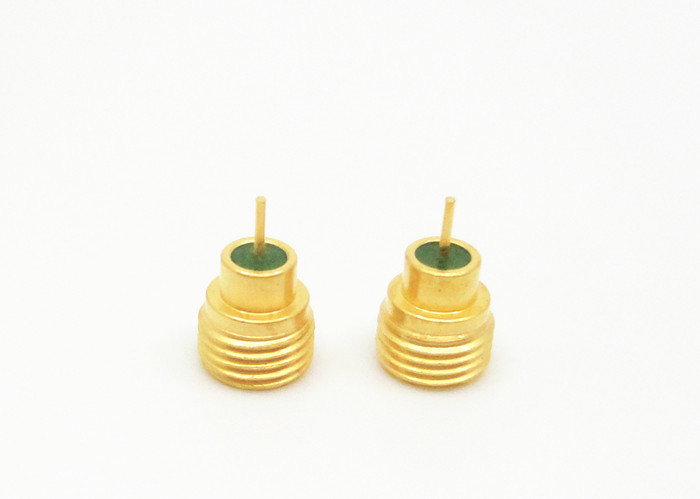 Stempel-gerades Lötmittel SMPM Rf-Verbindungsstück-Gold überzogenes ...